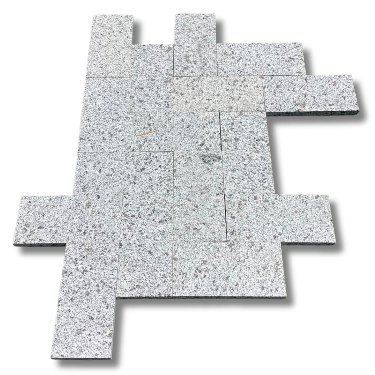 Platinum Granite 6 x 12 Sandblasted and Brushed Paver — Sinai Marble ...