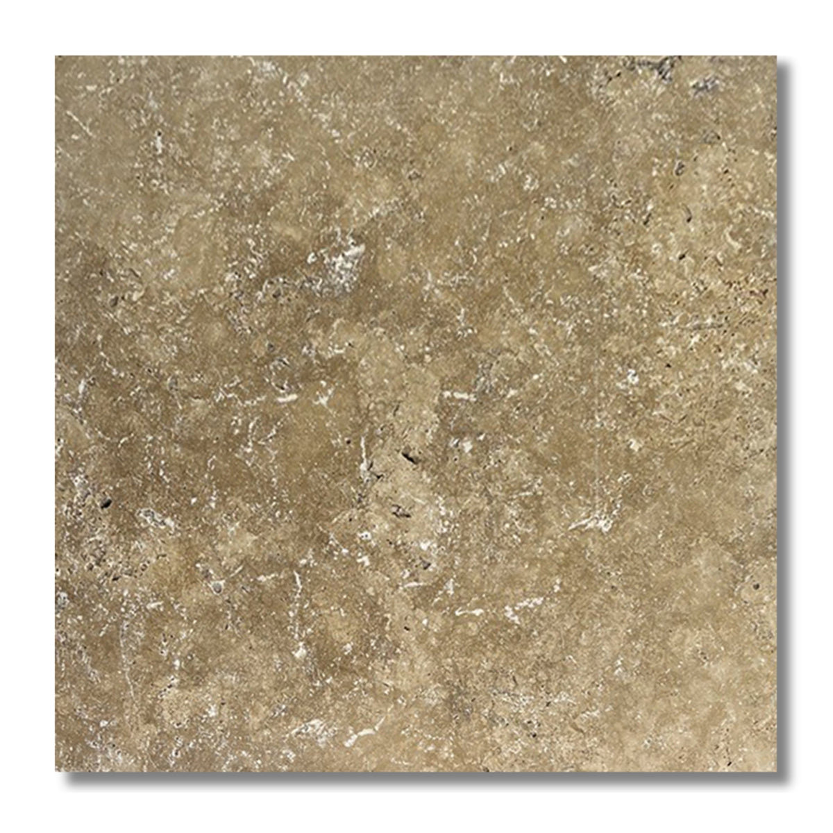 Walnut Travertine 24 x 24 Tumbled Tile — Sinai Marble and Stone